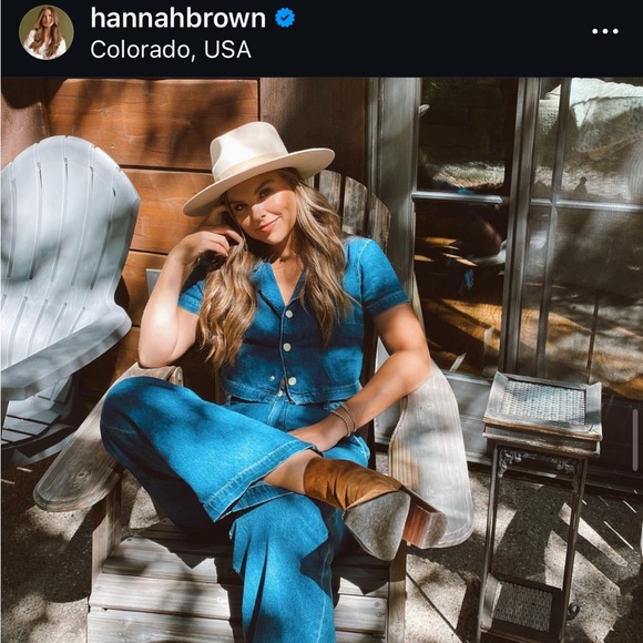 Reformation | Pants & Jumpsuits | Reformation Nava Denim Set | Poshmark